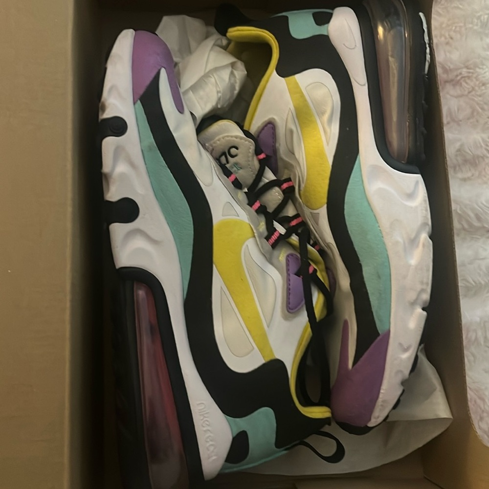 Multi Color Nike Air Max 270 React (Gs) - Gem